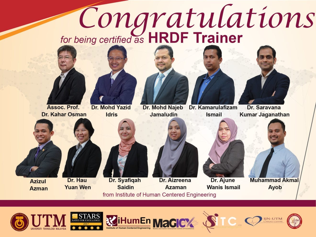 HRDF Certified Trainer – Institute of Human Centered Engineering – UTM NewsHub