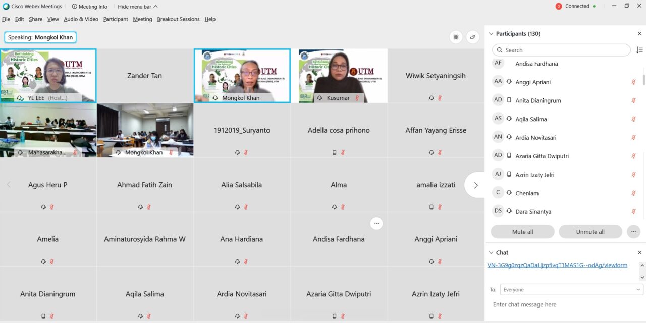 Online Global Classroom (OGC) on Rethinking the Future of Historic Cities – UTM NewsHub