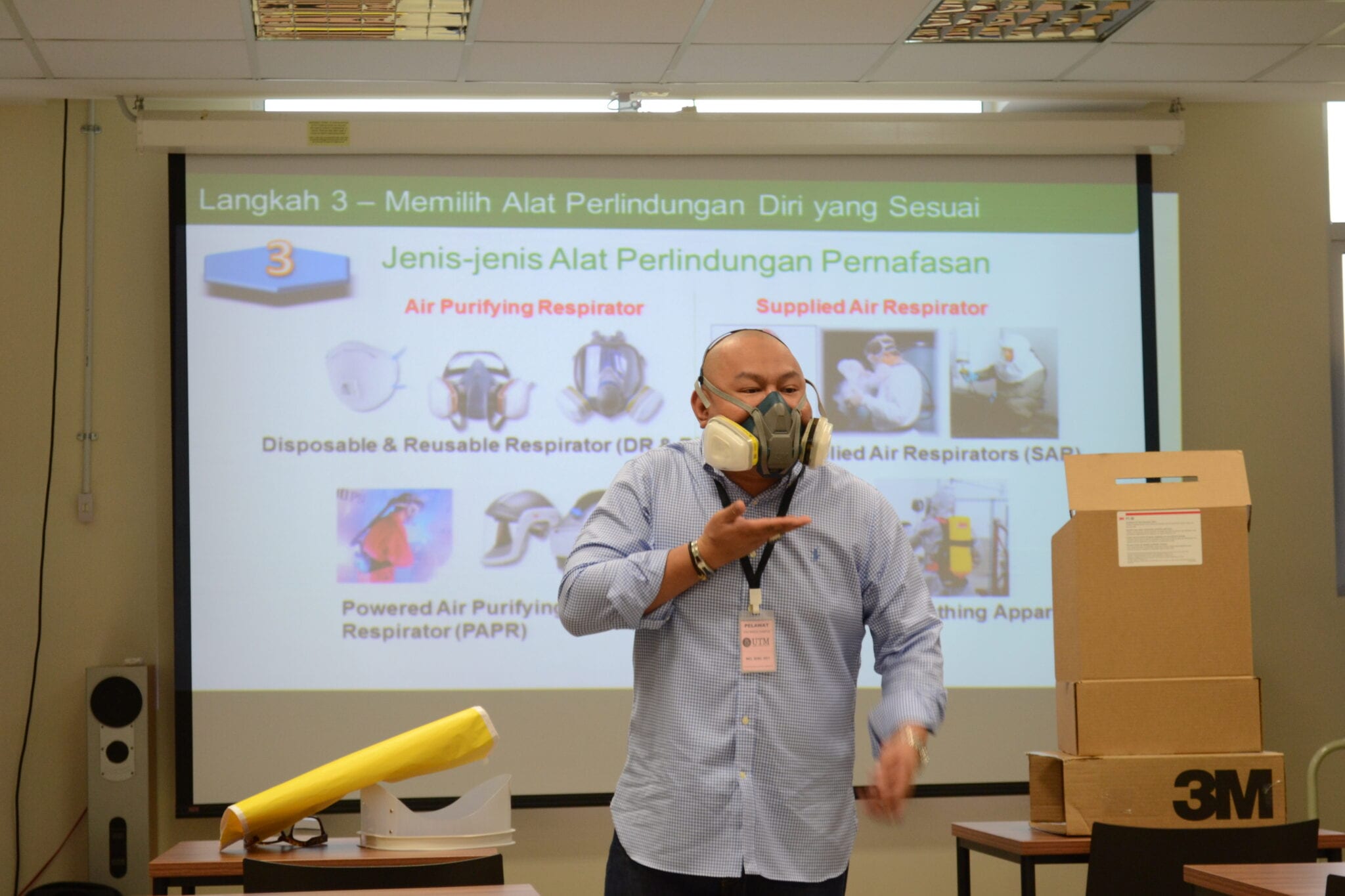 3M Safety Training and Qualitative Fit Test – UTM NewsHub