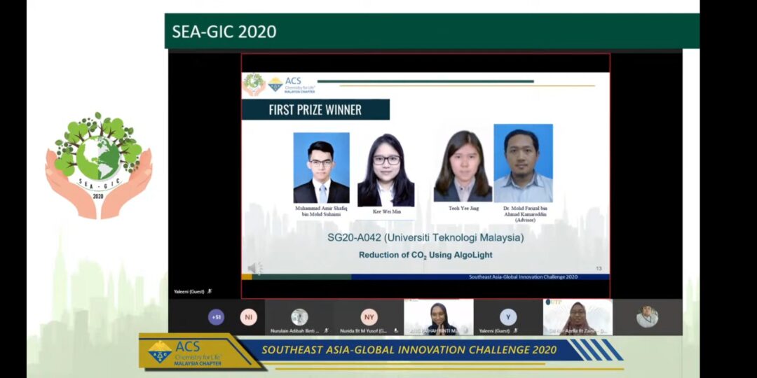 Biosciences Students Won the South East Asia Global Innovation ...