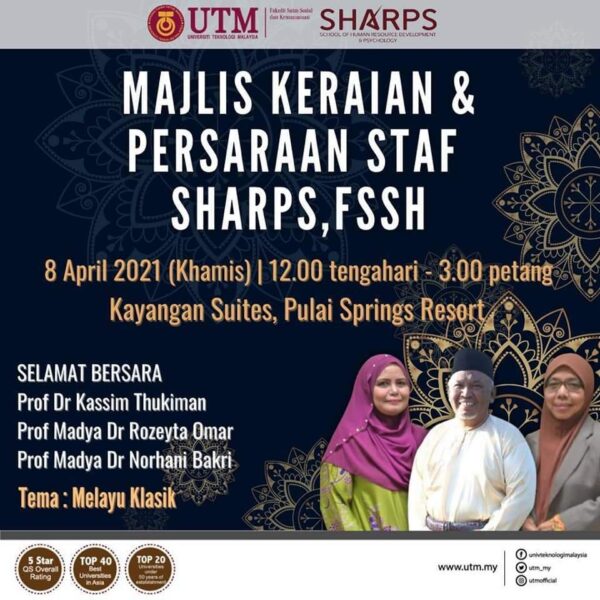 Majlis Persaraan YB Prof. Dr. Kassim Thukiman, Prof Madya Dr. Rozeyta ...