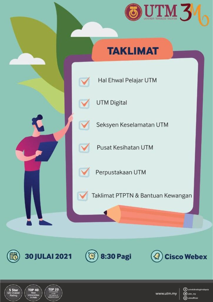 Pengambilan Pelajar Secara Online, HEP UTM KL sedia Terima Pelajar Diploma dan Asasi Semester 1 ...