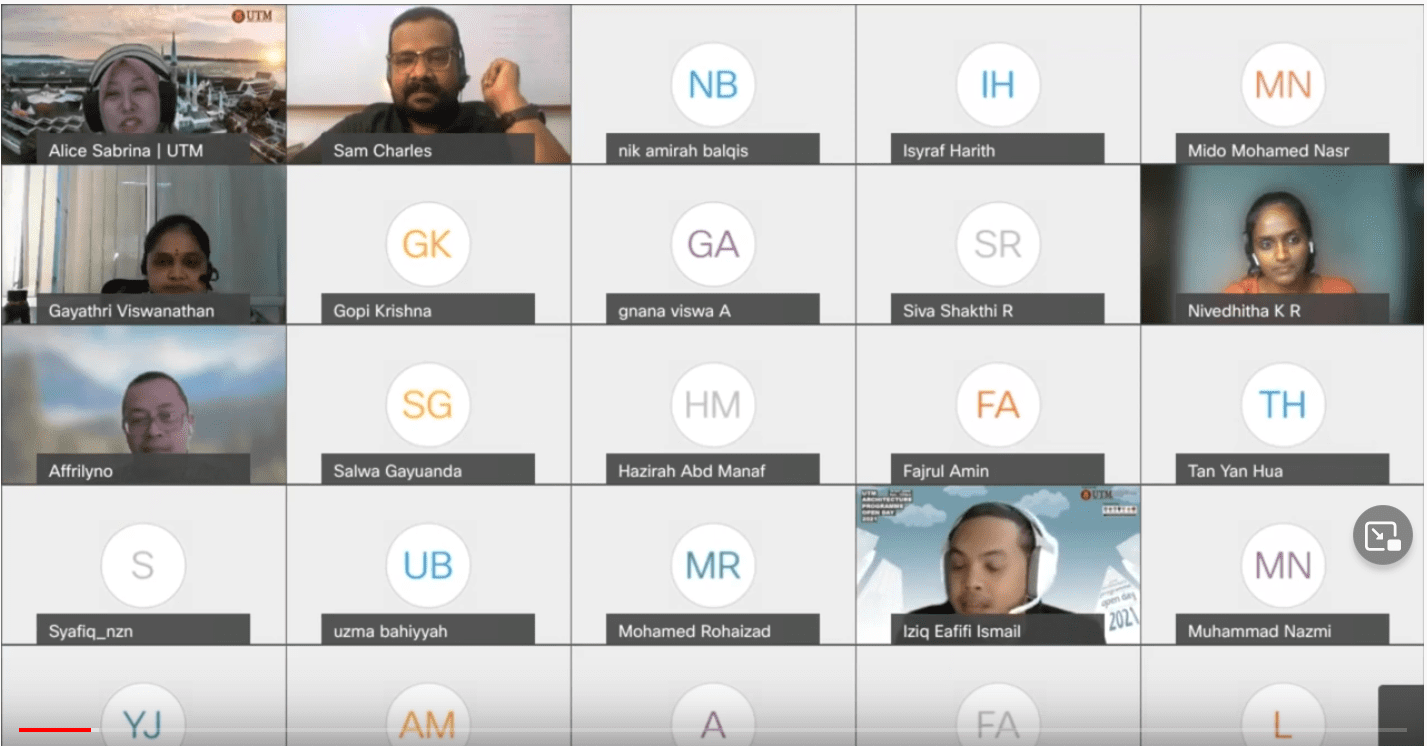 International Architecture Webinars between UTM Architecture Program ...