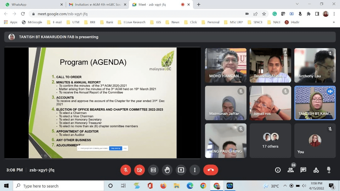 Academic Staff of UTM FABU Elected as the Committee Members of Malaysia ...