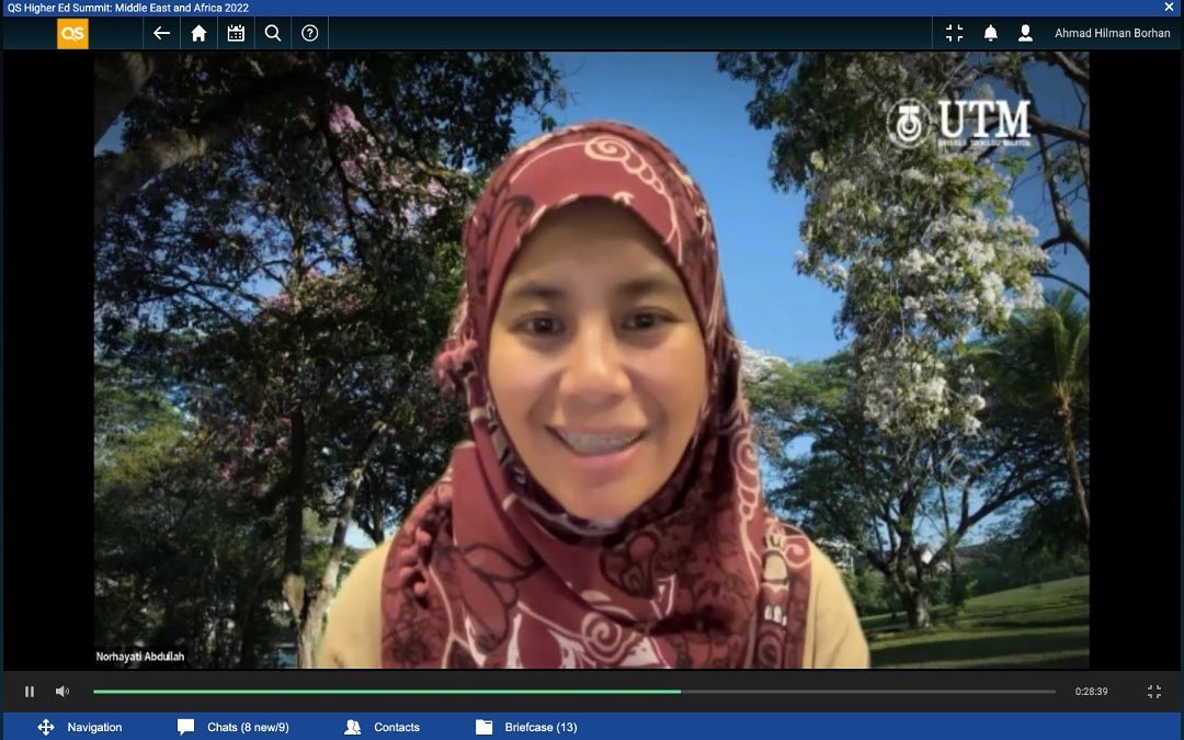 UTM Gleams at the 2022 QS Higher Education Summit: Middle East and ...