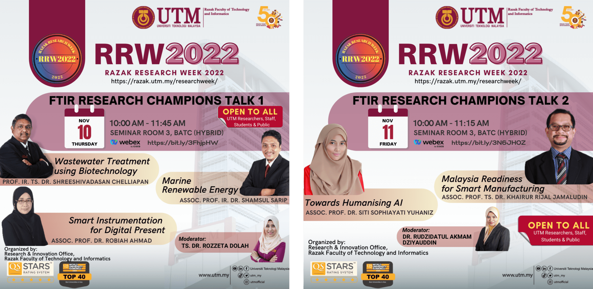 Razak Research Week 2022 (RRW 2022) Cultivate & Establish An Impactful ...