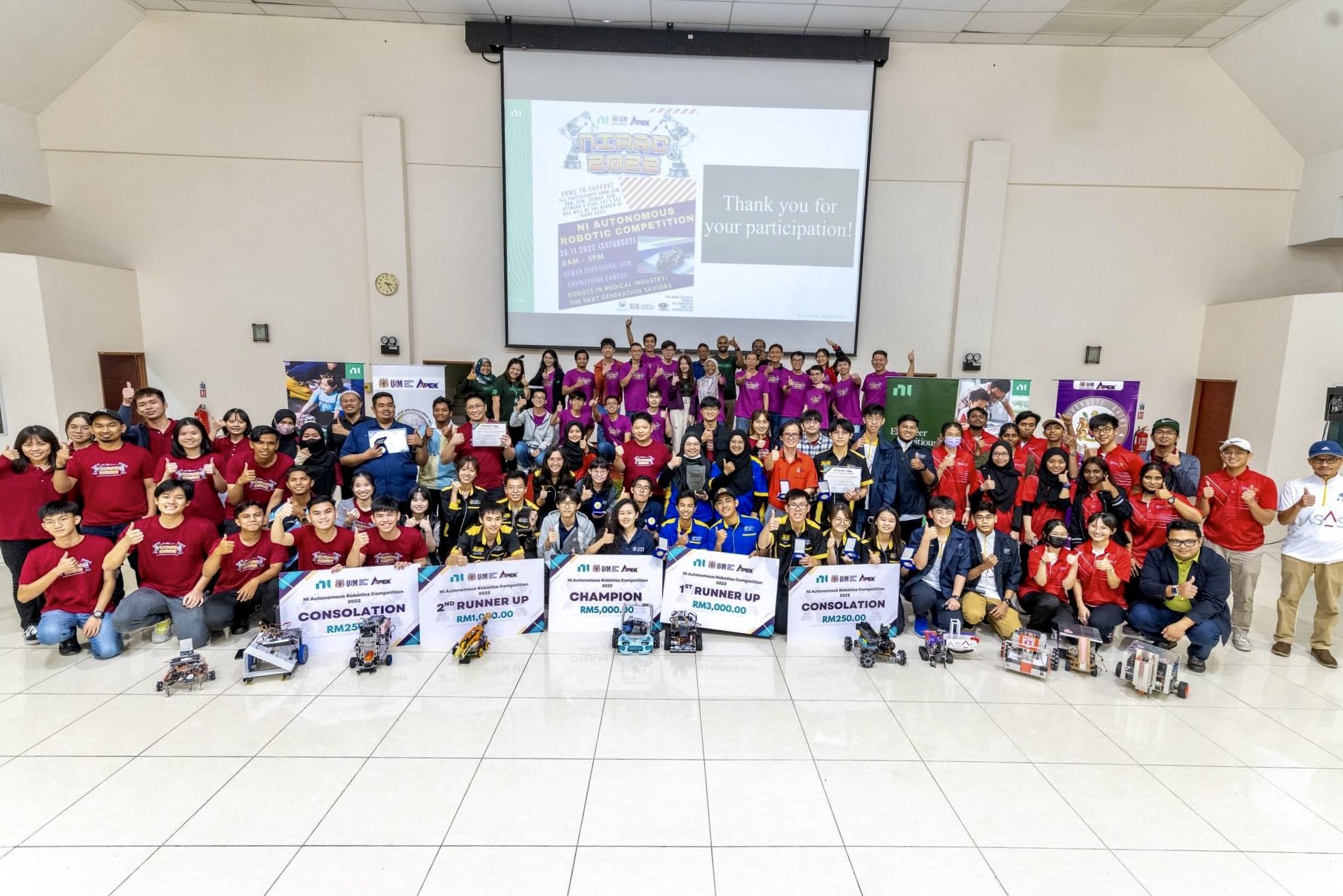 UTM Students Champion for 2 Years at NI Autonomous Robotics Competition ...