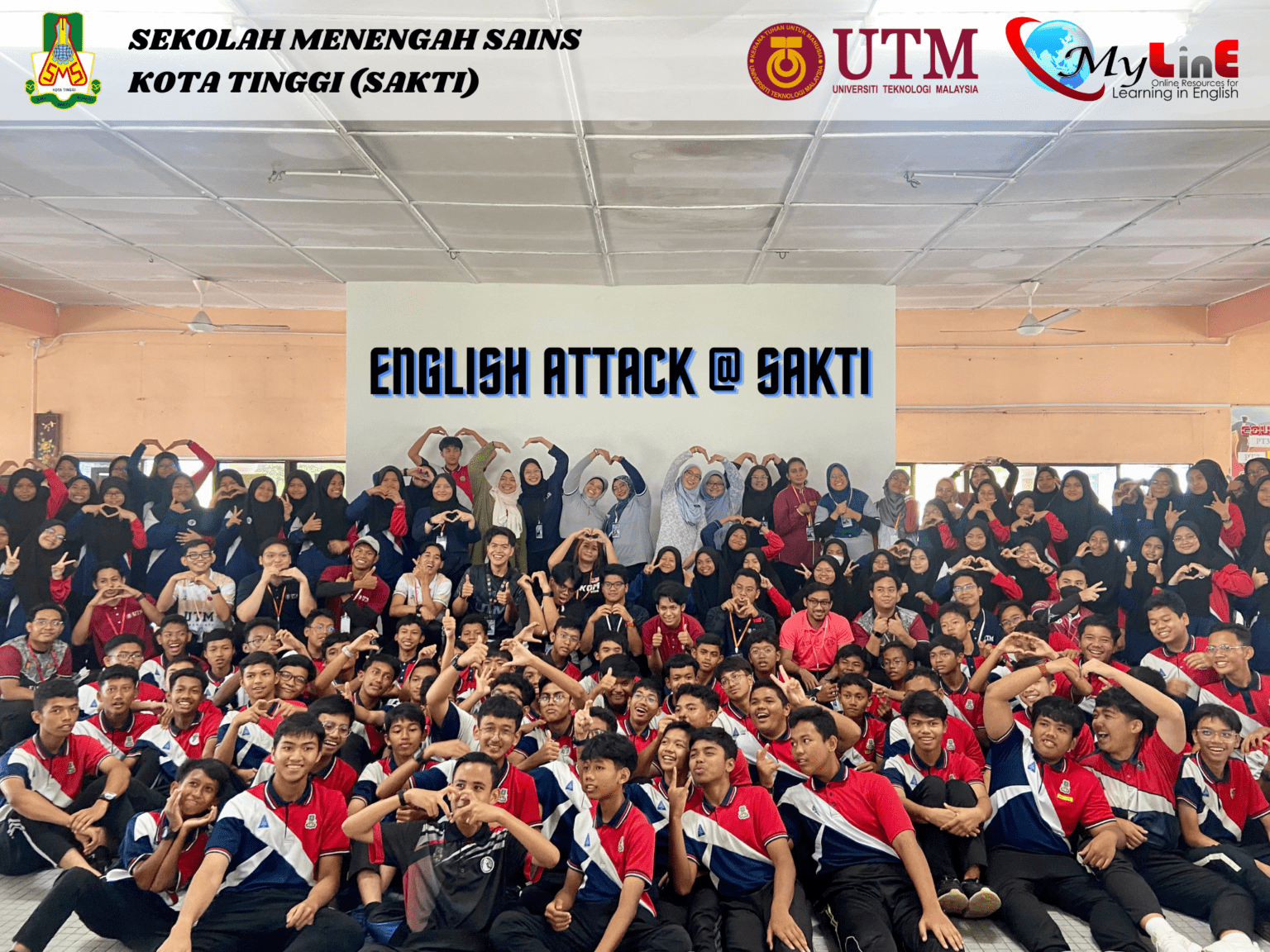 MyLinE Organises English Attack @ SAKTI – UTM NewsHub