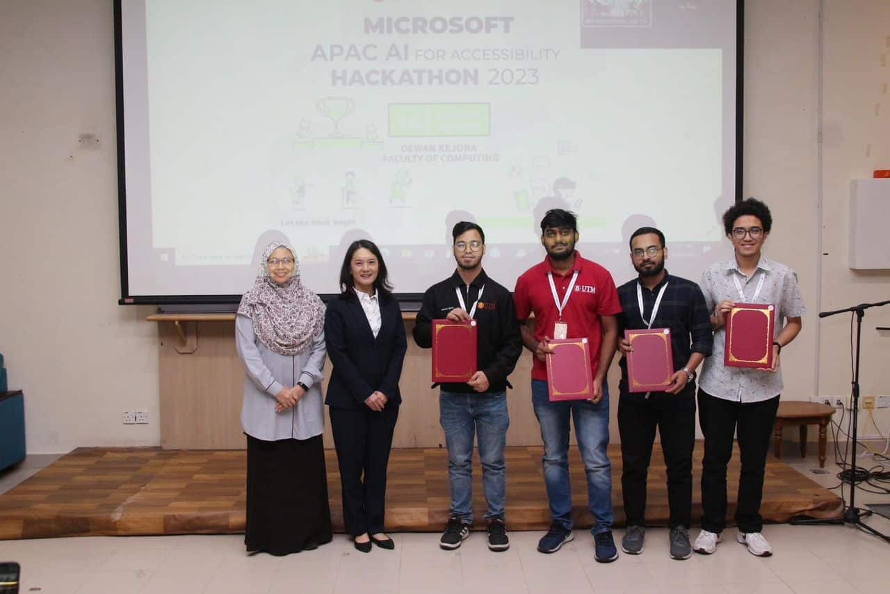 Microsoft APAC AI for Accessibility Hackathon 2023 – UTM NewsHub