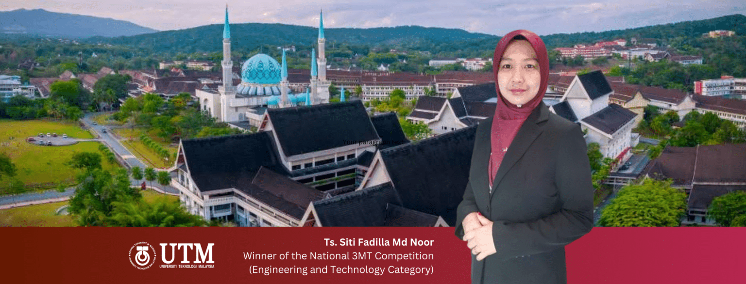 UTM PhD Researcher Triumphs in the National Three Minute Thesis ...