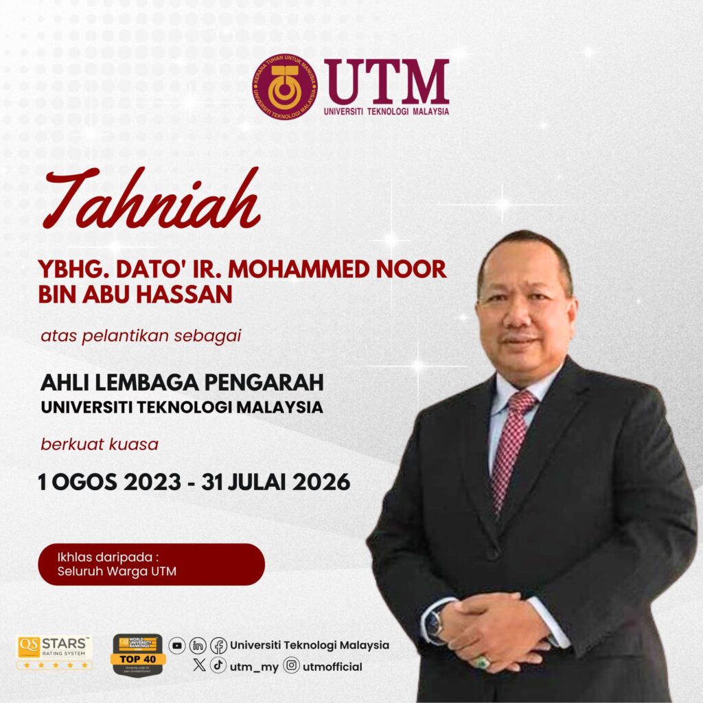 UTM terima lantikan dua Ahli Lembaga Pengarah (LPU) baharu – UTM NewsHub