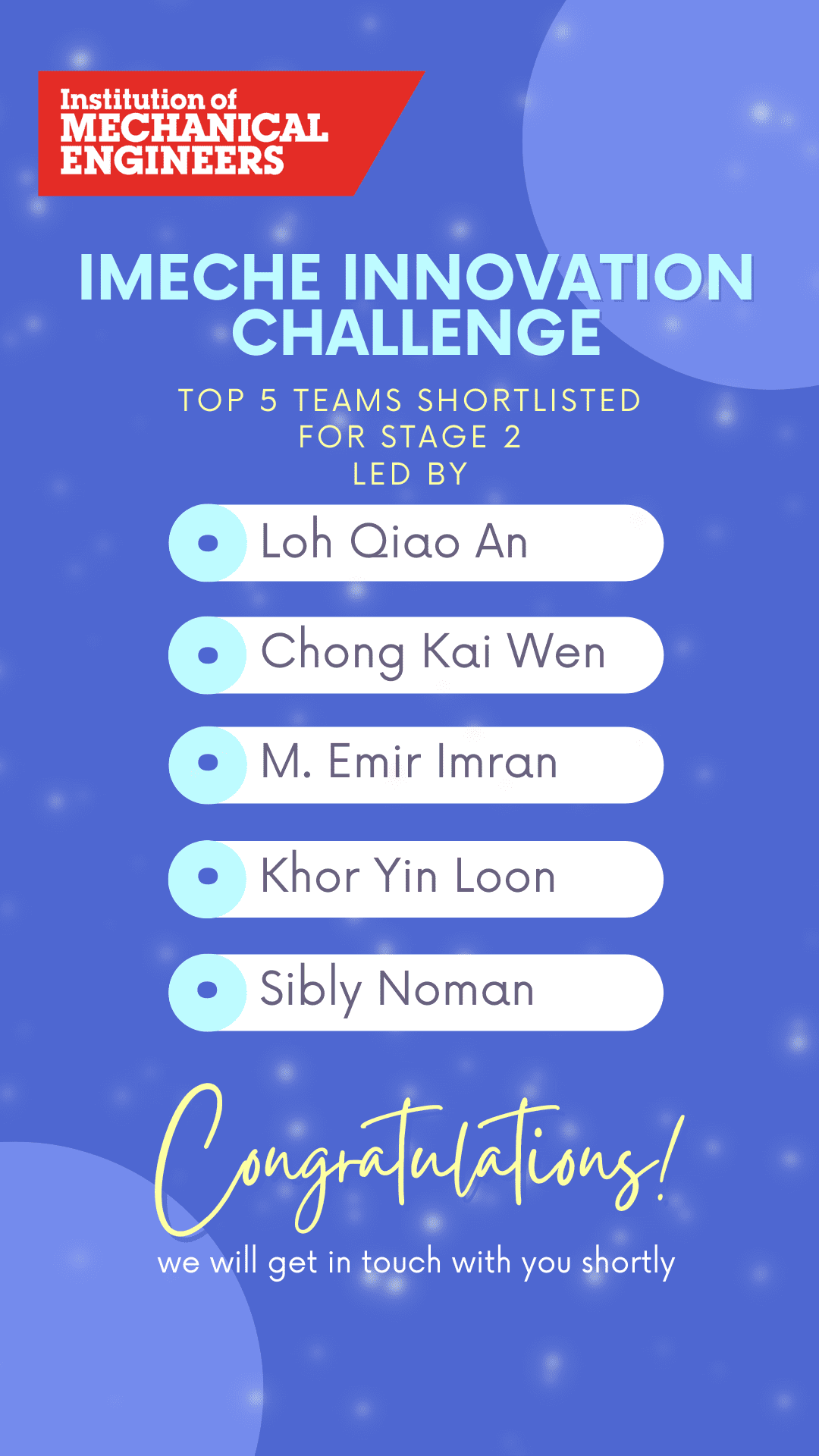 UTM Team Mud Busters Secures Top 5 Spot in Prestigious IMechE ...