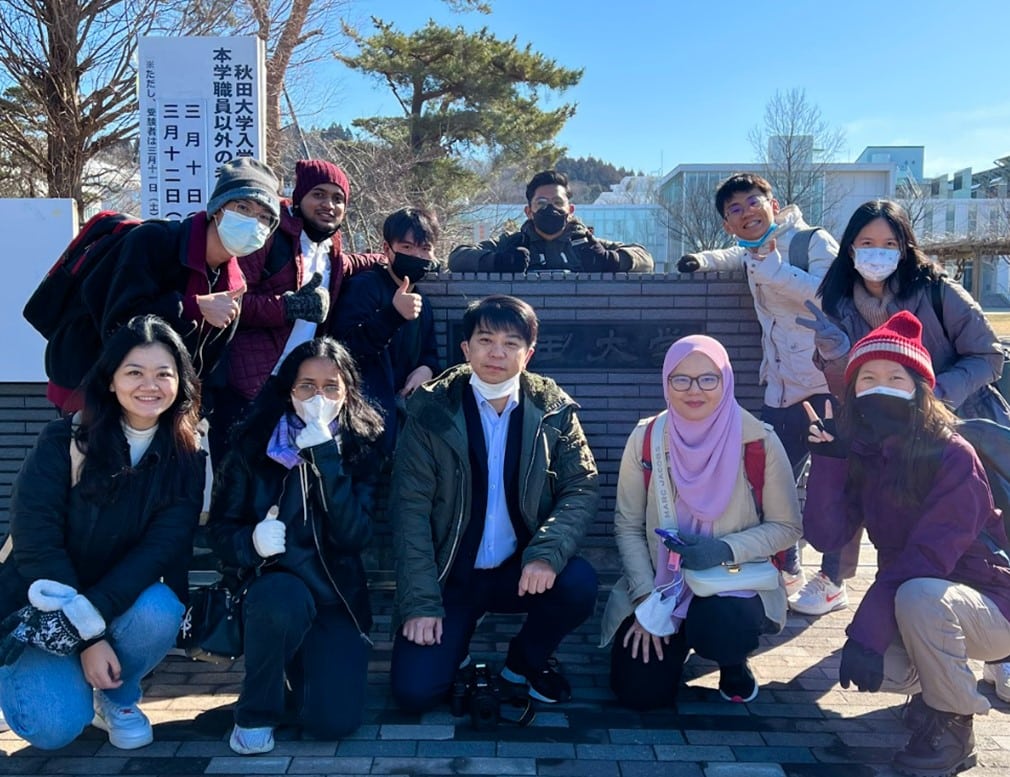 Sakura Science Program 2023 at Akita University – UTM NewsHub