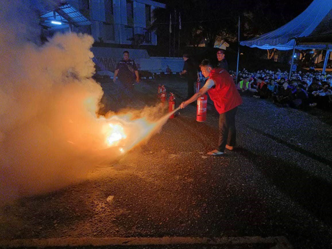 KTDI jayakan Latihan Pengungsian Bangunan berskala besar, tingkat ...