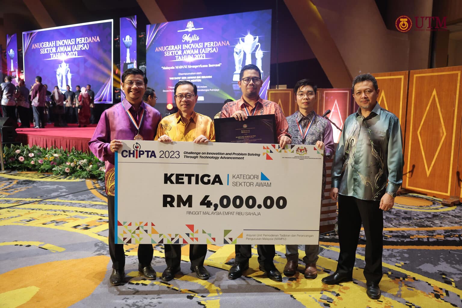 NexScholar terima pengiktirafan CHIPTA 2023 – UTM NewsHub