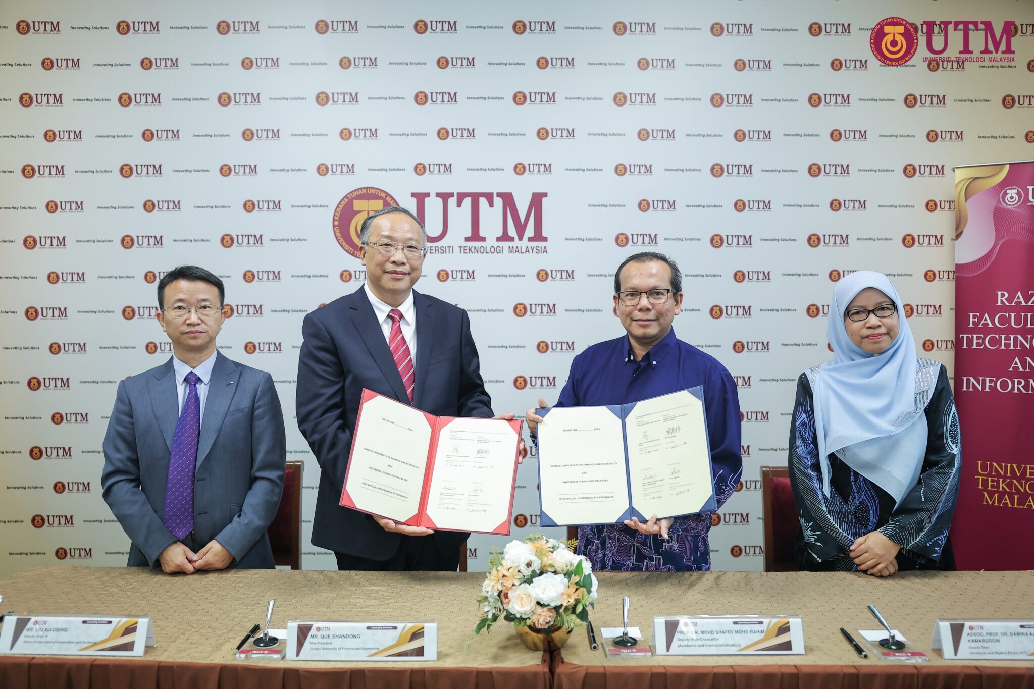 UTM Forges Strategic Partnership with Jiangxi University of Finance and ...