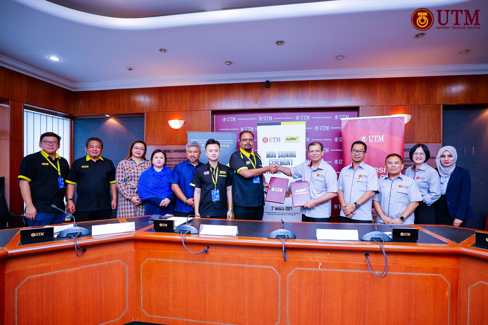 UTM-MyBHA meterai MoU cetus kolaborasi dalam mempertingkat ...