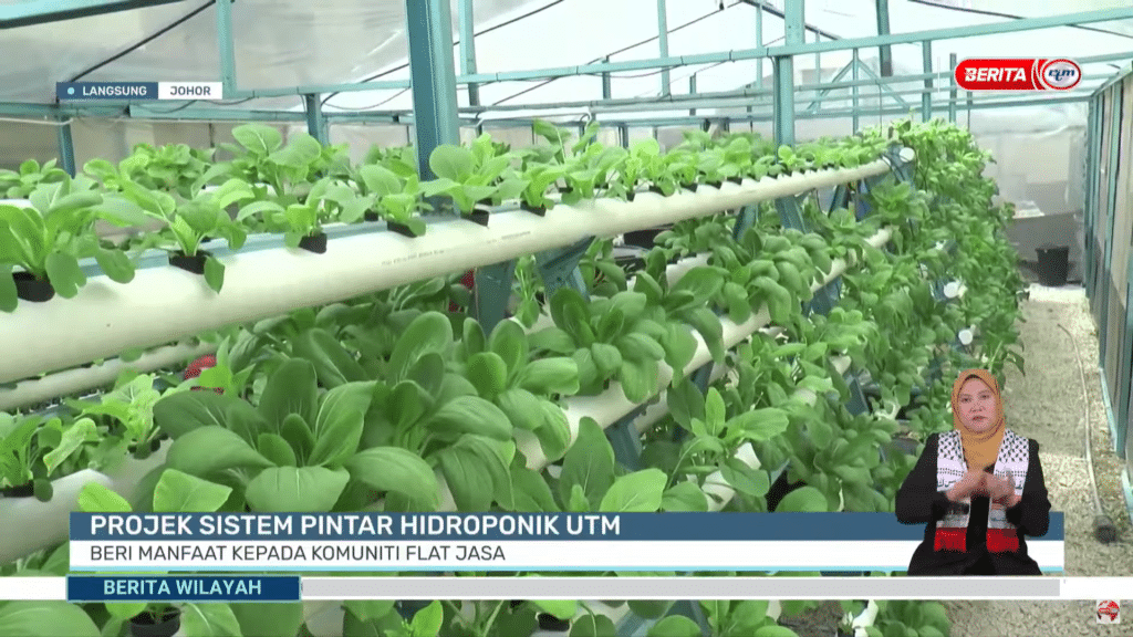 Projek Sistem Pintar Hidroponik UTM beri manfaat kepada komuniti Flat ...