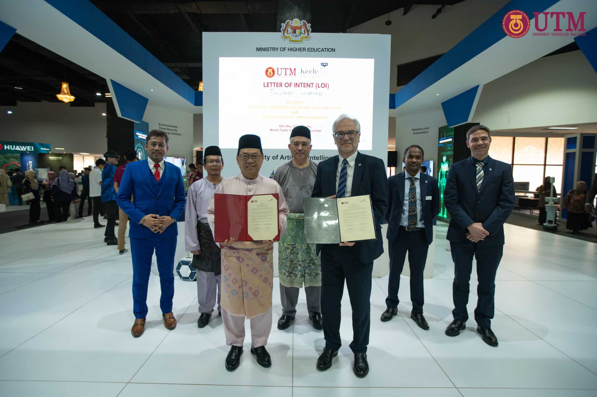 Letter of Intent Signed Between UTM and Keele University, UK to ...