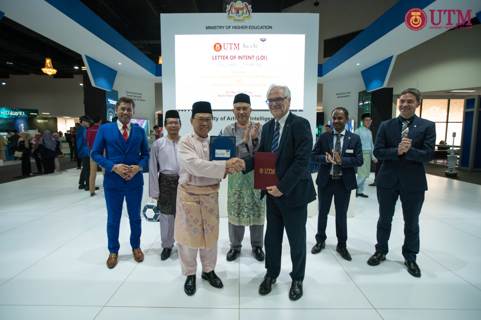 Letter of Intent Signed Between UTM and Keele University, UK to ...