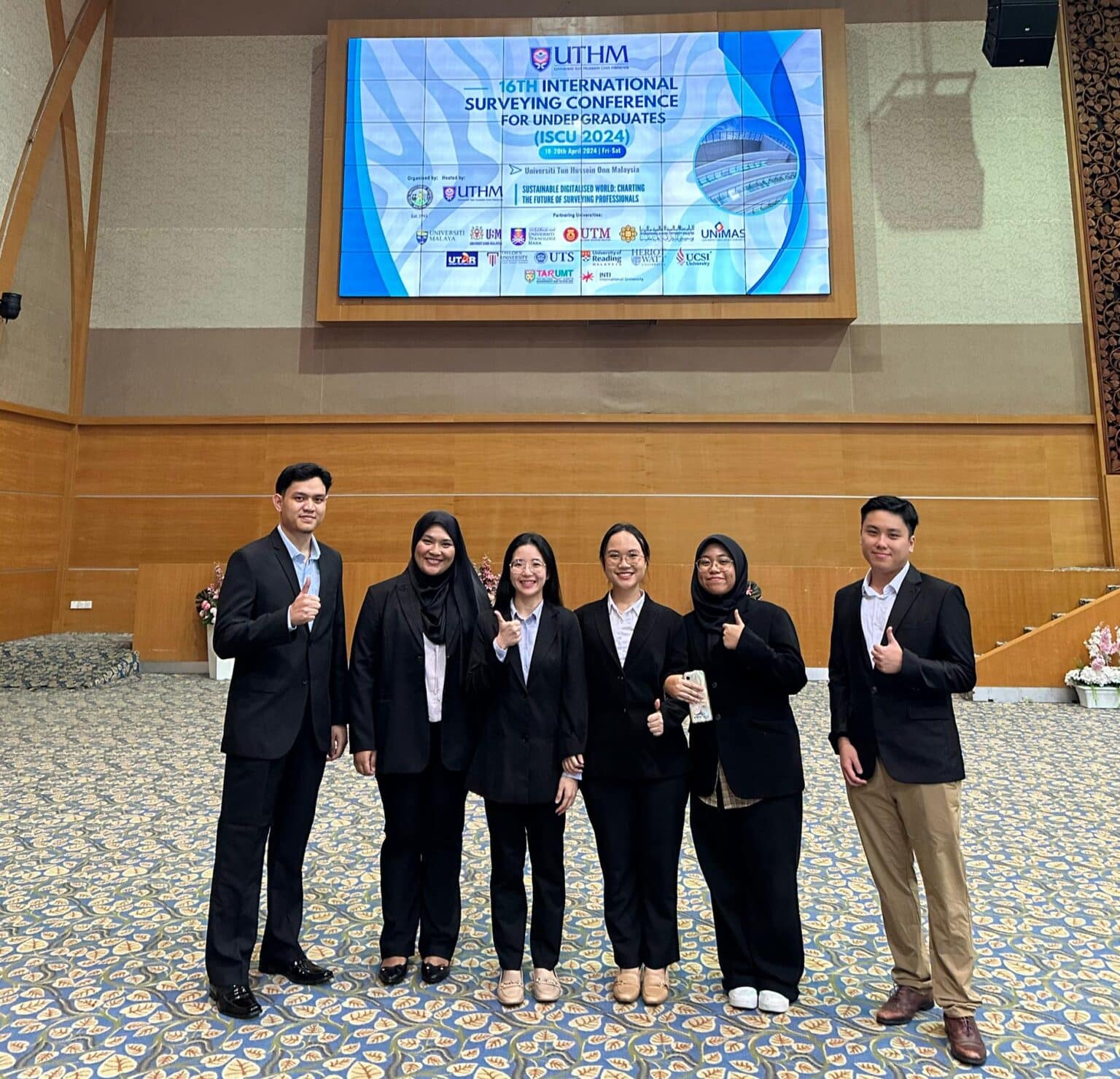 UTM students excel at 16th International Surveying Conference 2024 ...