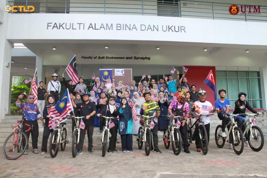 Kayuhan Merdeka CPD 2024 : Bersatu Semarak Kemerdekaan di UTM – UTM NewsHub