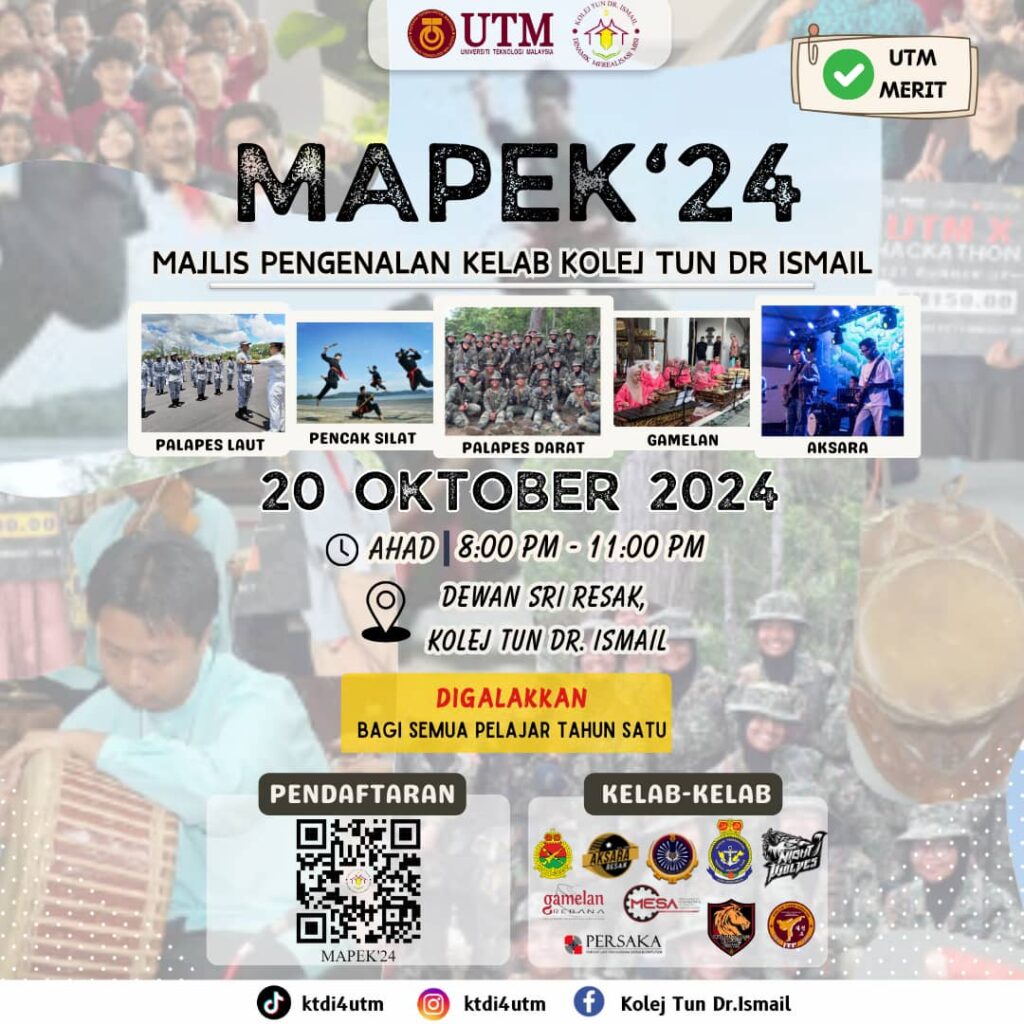 MAPEK ’24: Inspiring First-Year Students to Get Involved at KTDI – UTM ...
