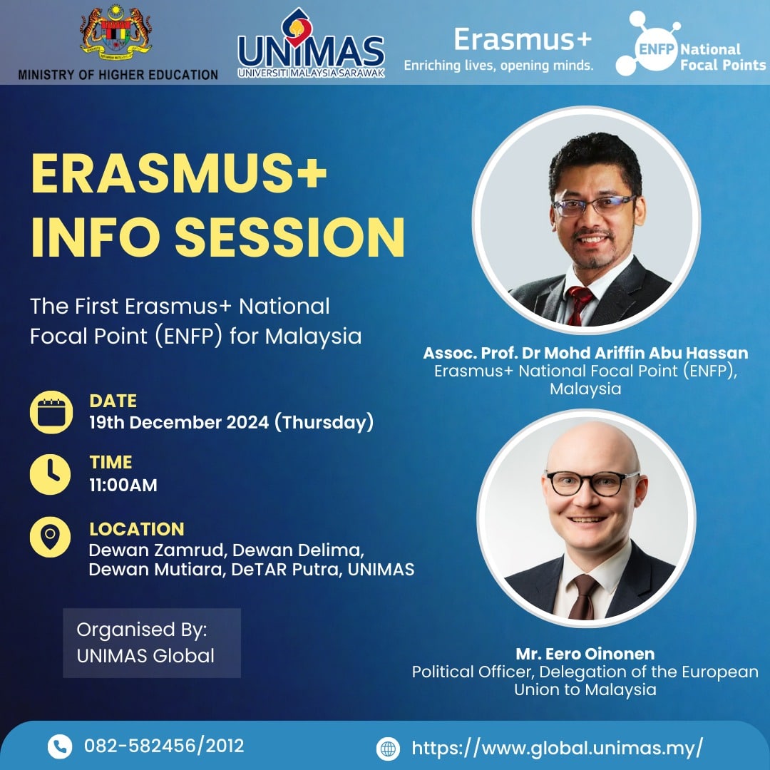 ERASMUS+ at UNIMAS: Promoting International Collaboration – UTM NewsHub
