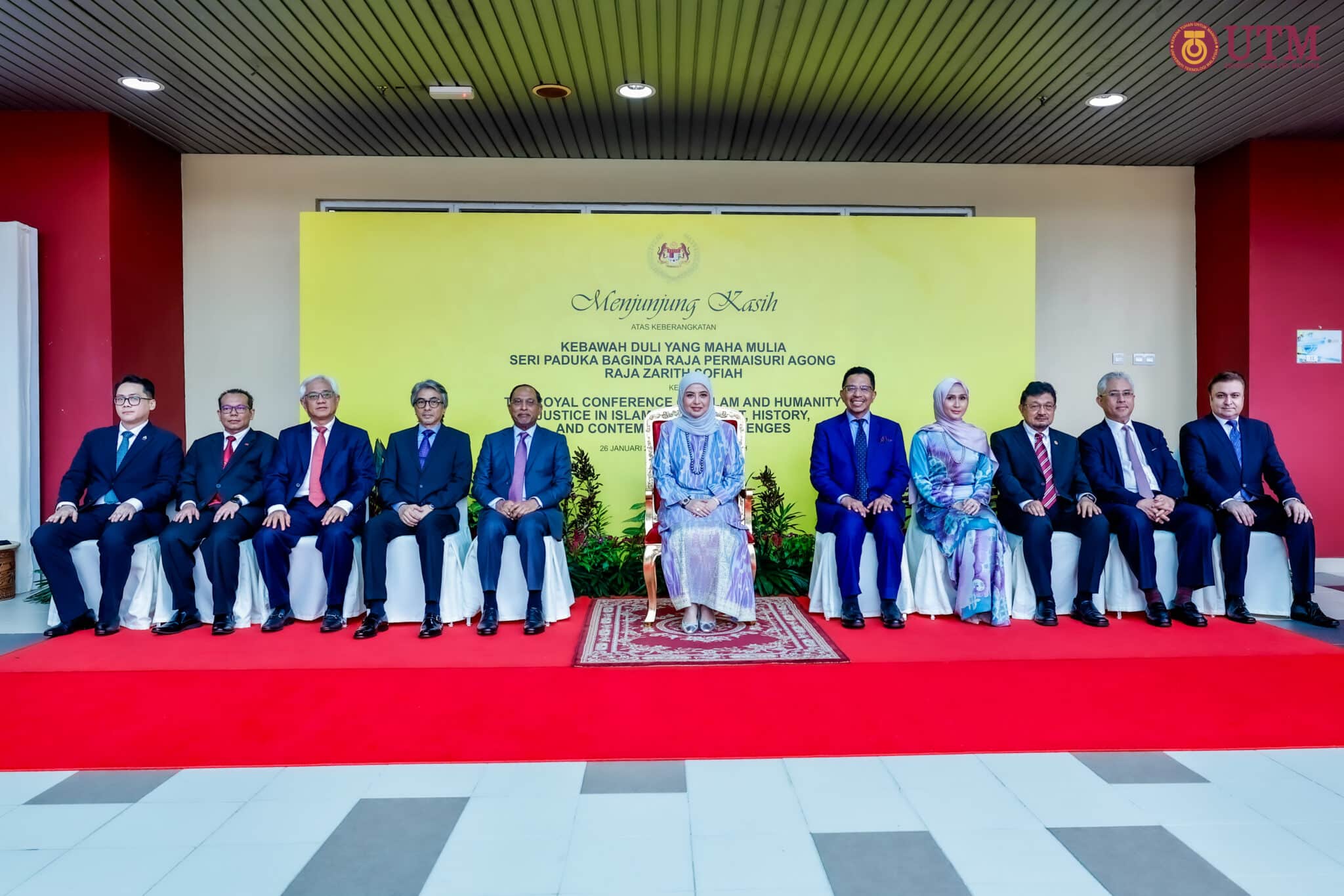 Queen of Malaysia Graces UTM’s Royal Conference – UTM NewsHub