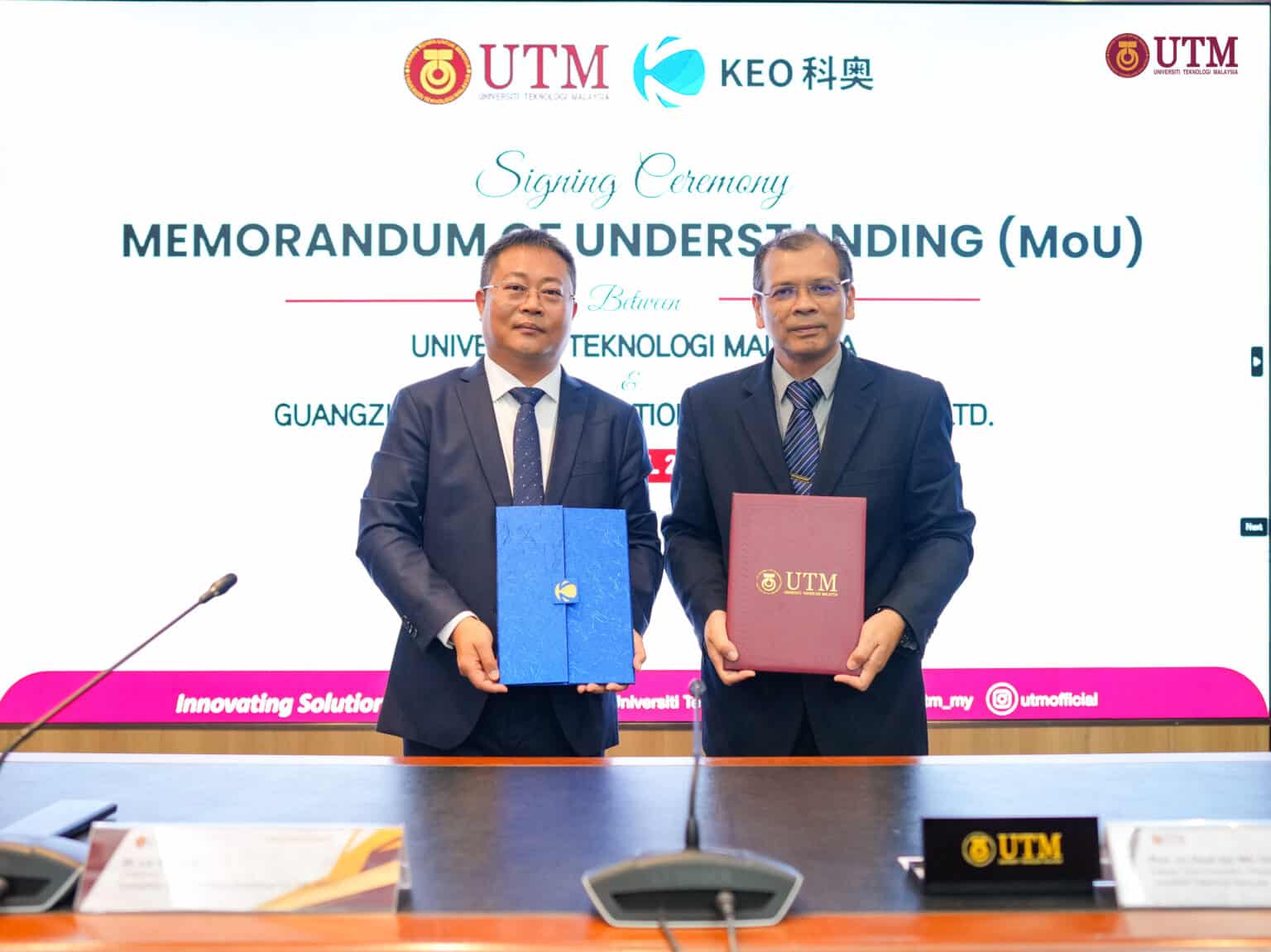 UTM and KEO Sign MoU to Strengthen Strategic Collaboration – UTM NewsHub