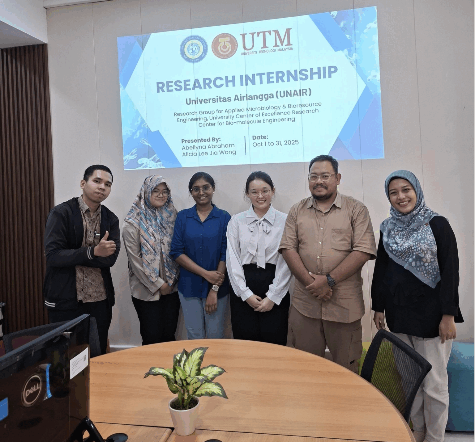 Global Science Synergy: UTM Students Intern at BIOME UNAIR – UTM NewsHub